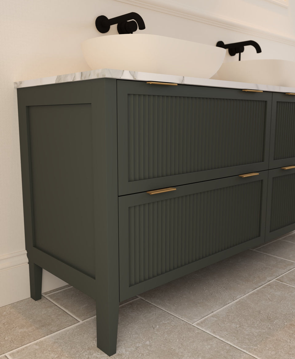 Fluted Vanity Units – Mockridge Design